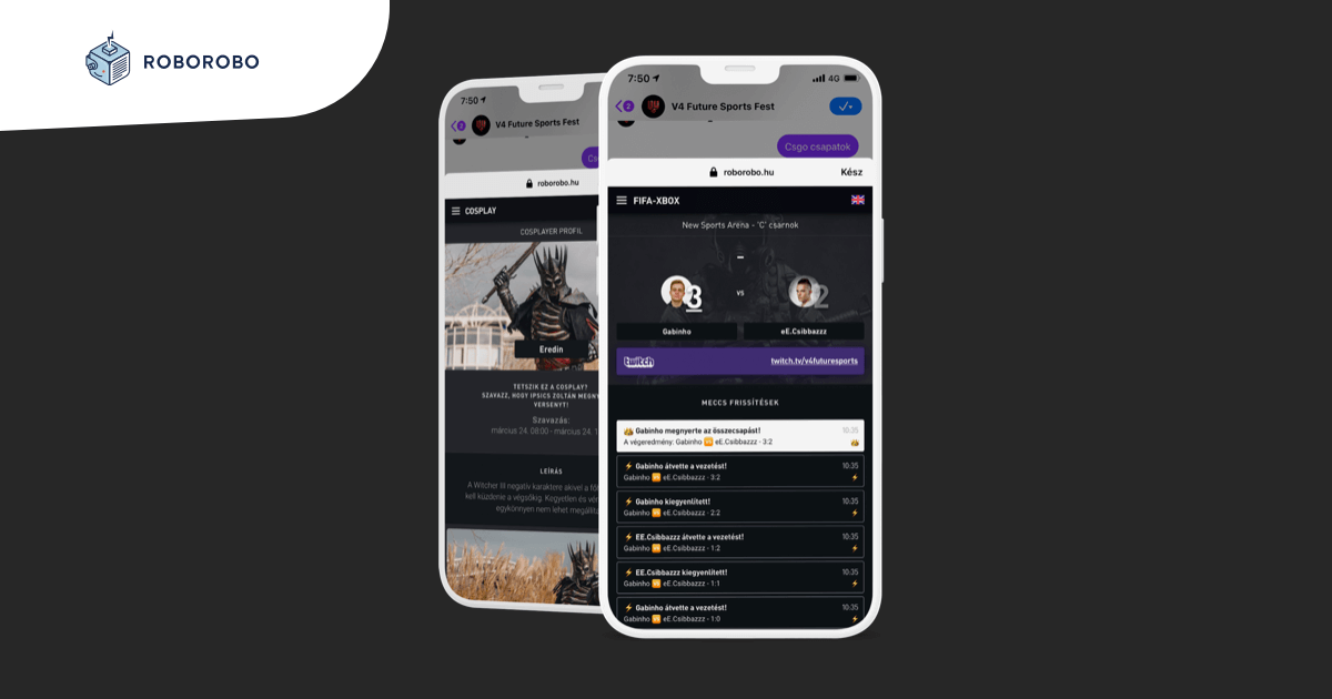 V4 Future Sports Festival chatbot : RoboRobo